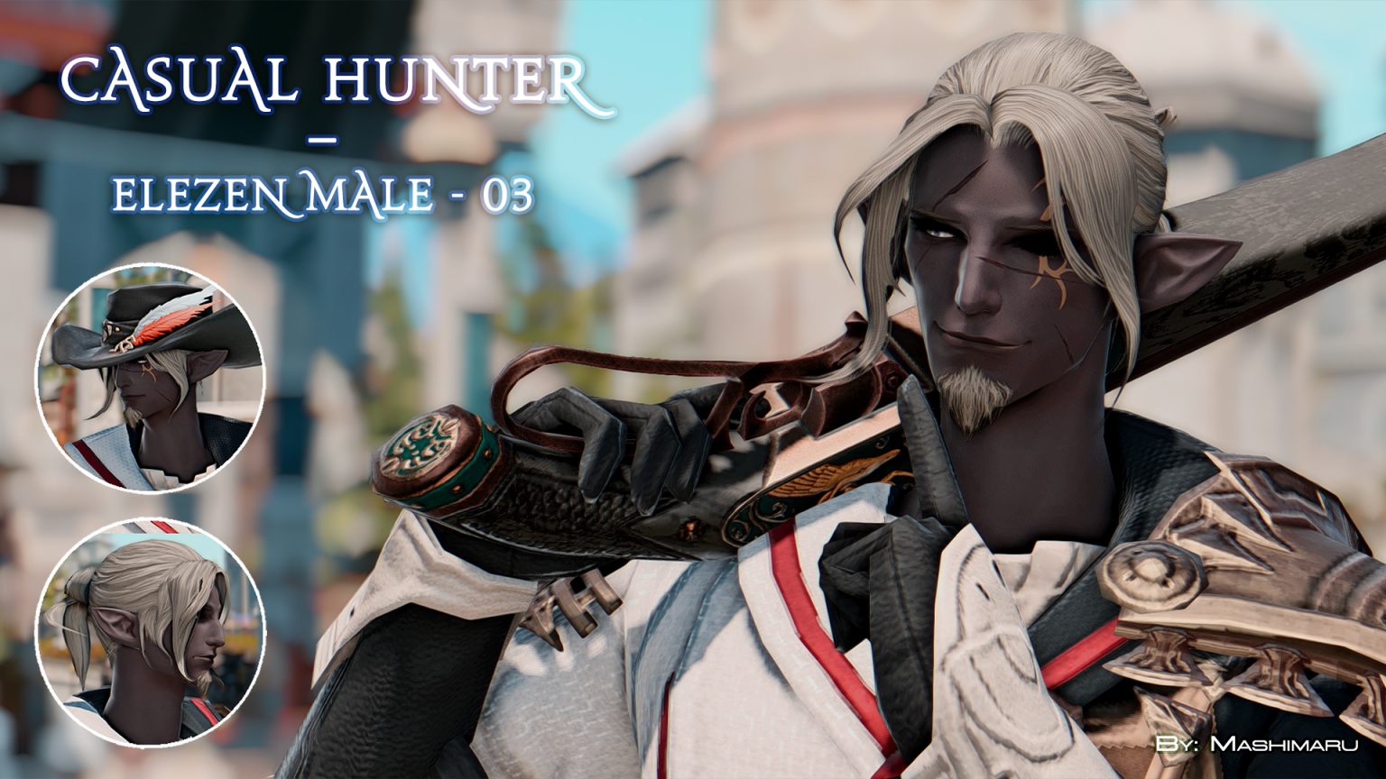 Casual Hunter - [ Elezen!M Hair Mashup ] - The Glamour Dresser : Final ...