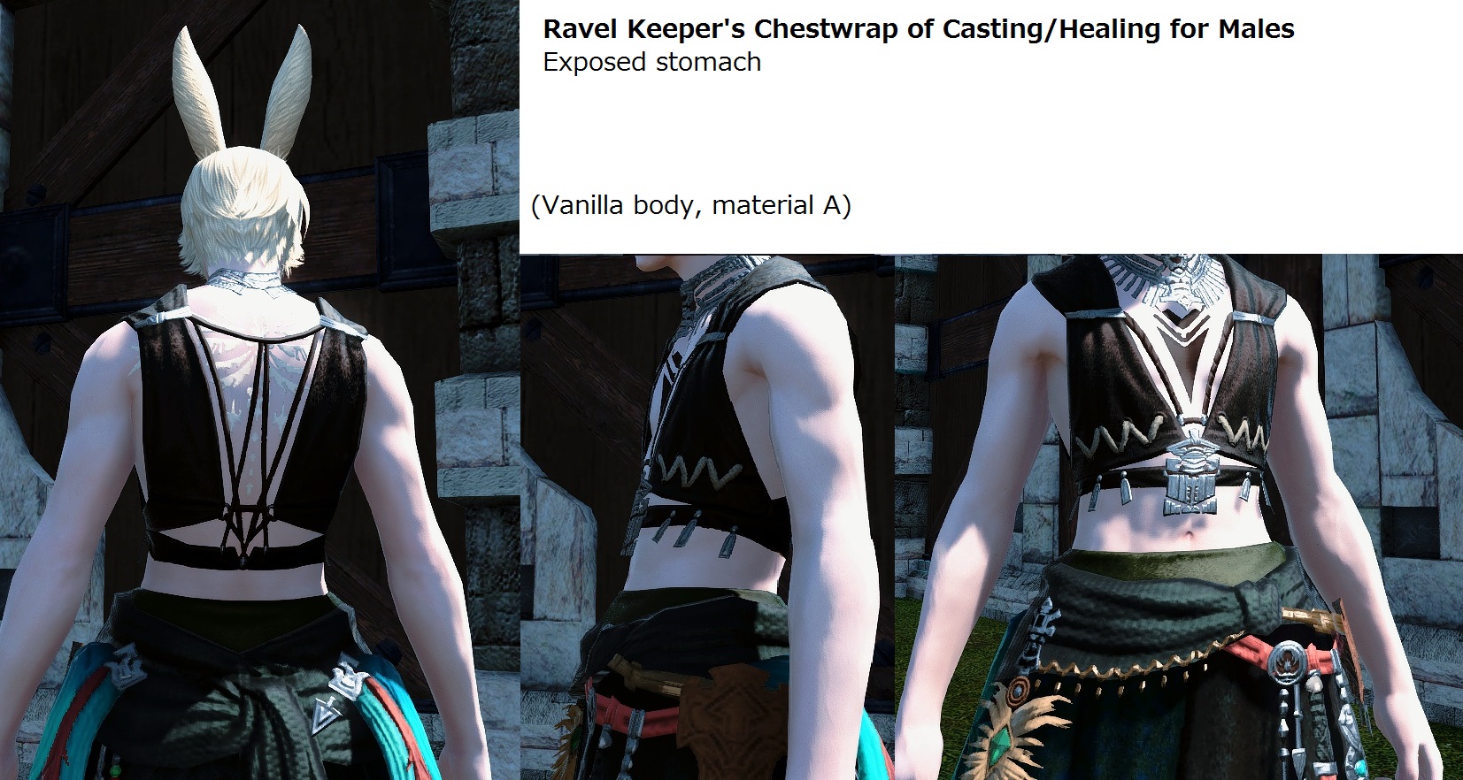 Ravel Keeper's Chestwrap of Casting for Males - Stomach Window - The Glamour Dresser : Final ...