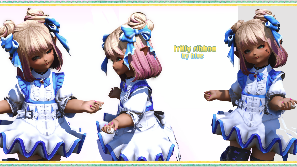 Frilly ribbon - The Glamour Dresser : Final Fantasy XIV Mods and More