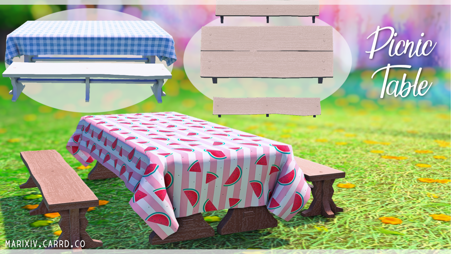 Picnic Table - The Glamour Dresser : Final Fantasy XIV Mods and More