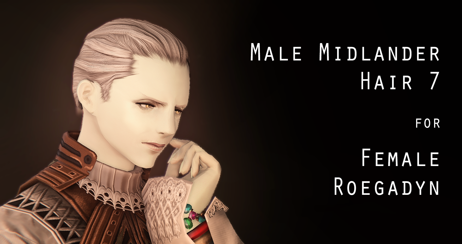 Male Midlander Hair 7 for Female Roegadyn - The Glamour Dresser : Final ...