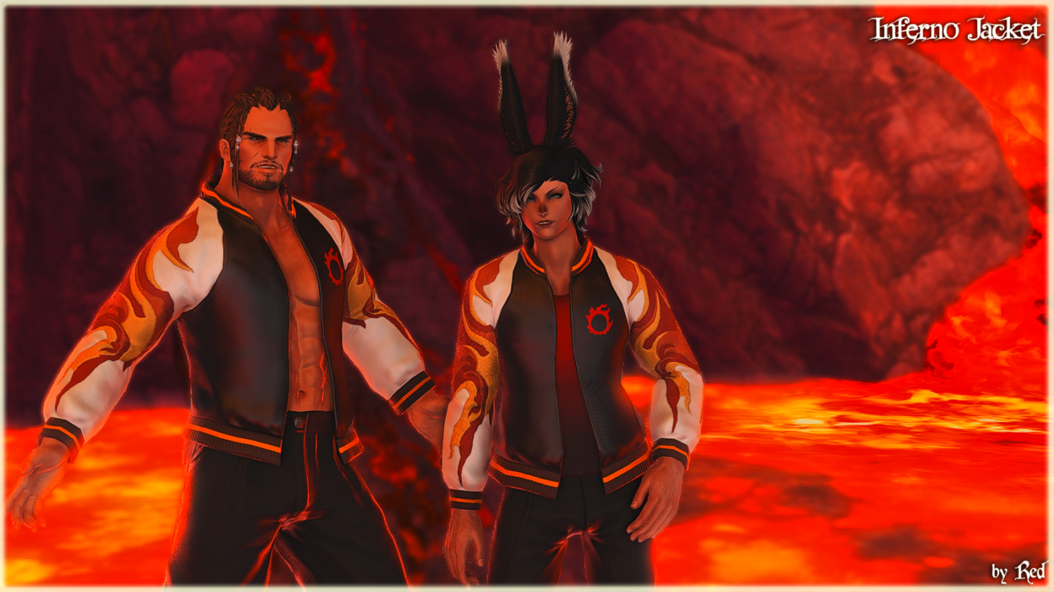 Inferno Jacket (TB2.0) - The Glamour Dresser : Final Fantasy XIV Mods ...