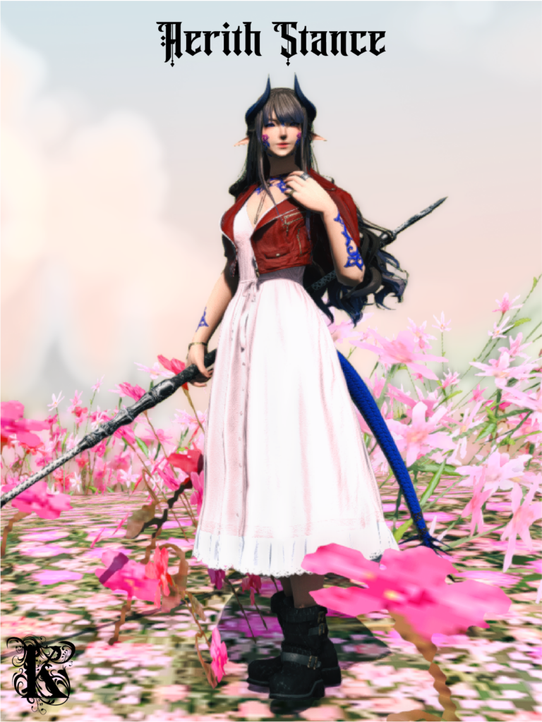 Aerith Stance - The Glamour Dresser : Final Fantasy XIV Mods and More