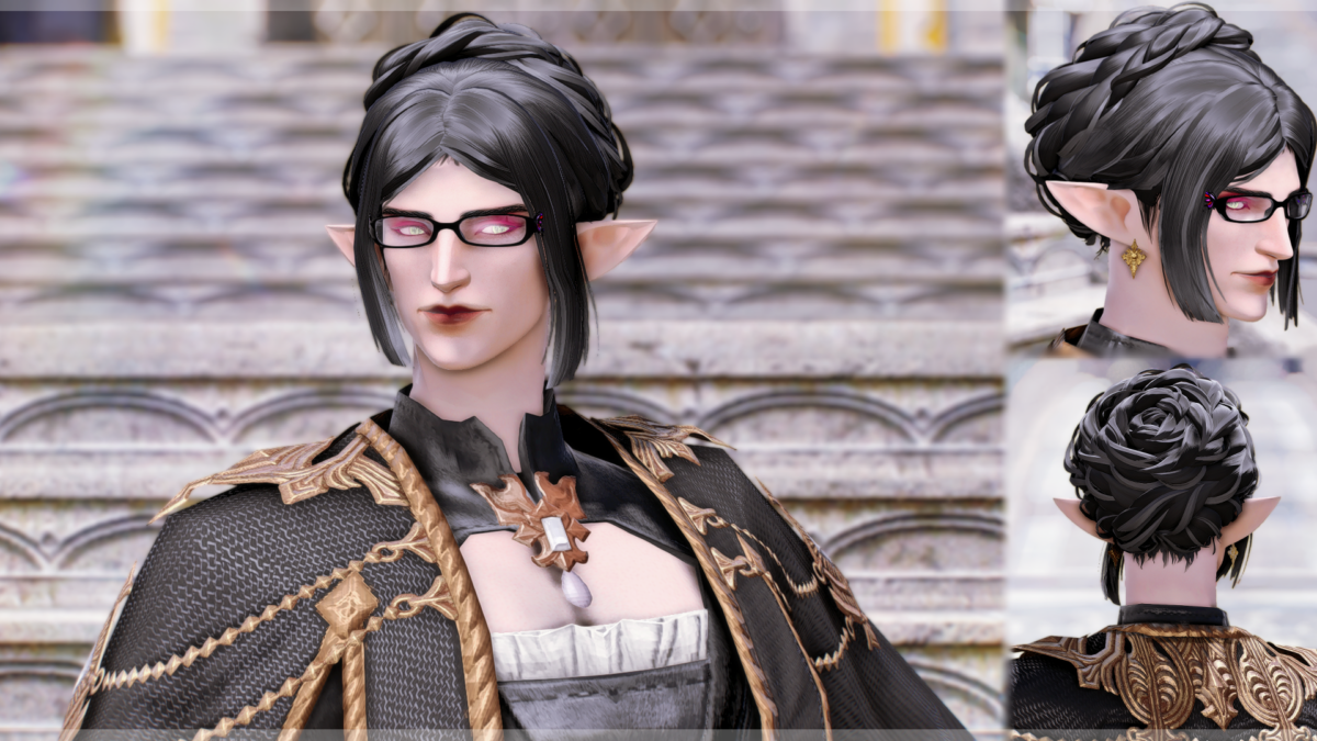 Rielle Hair for Elezen Male - The Glamour Dresser : Final Fantasy XIV ...