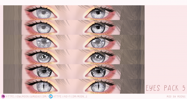 MG – Eyes pack 5 - The Glamour Dresser : Final Fantasy XIV Mods and More