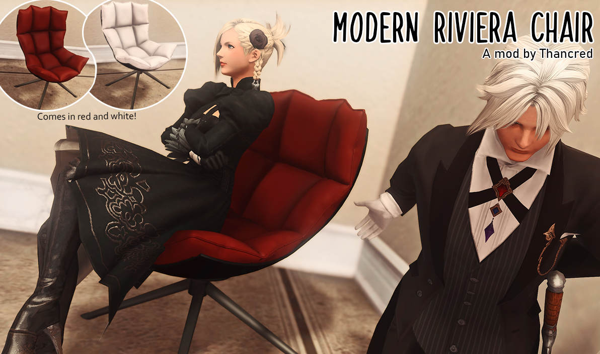 Modern Riviera Chair - The Glamour Dresser : Final Fantasy XIV Mods and ...