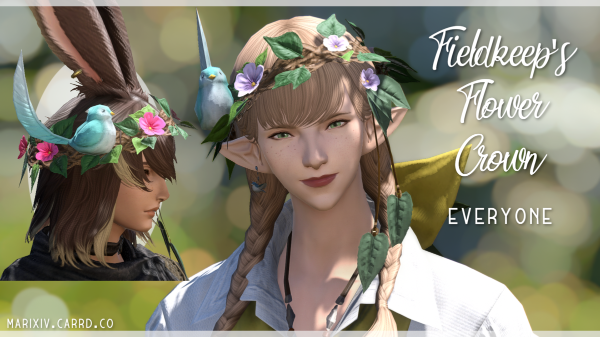 Fieldkeep’s Flower Crown - The Glamour Dresser : Final Fantasy XIV Mods ...