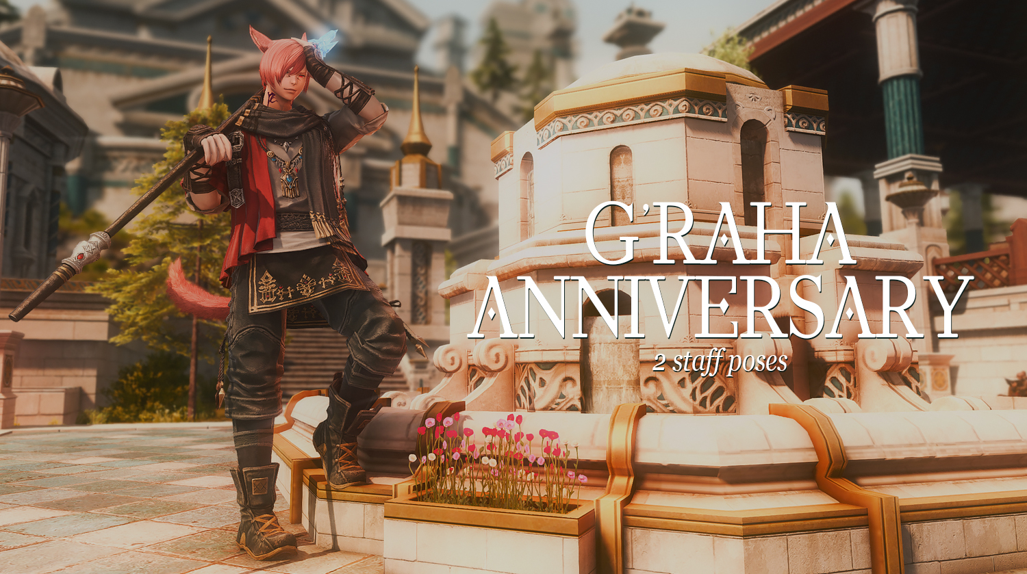 #103 - G'raha Anniversary Pose - The Glamour Dresser : Final Fantasy ...