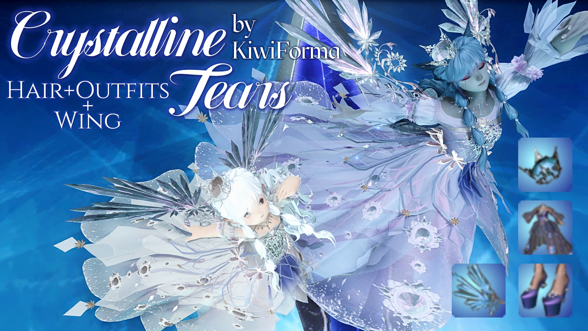 [Hair+Outfits]Crystalline Tears - The Glamour Dresser : Final Fantasy ...