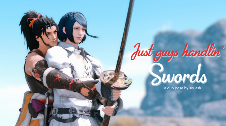 Just Guys Handlin' Swords - The Glamour Dresser : Final Fantasy XIV ...