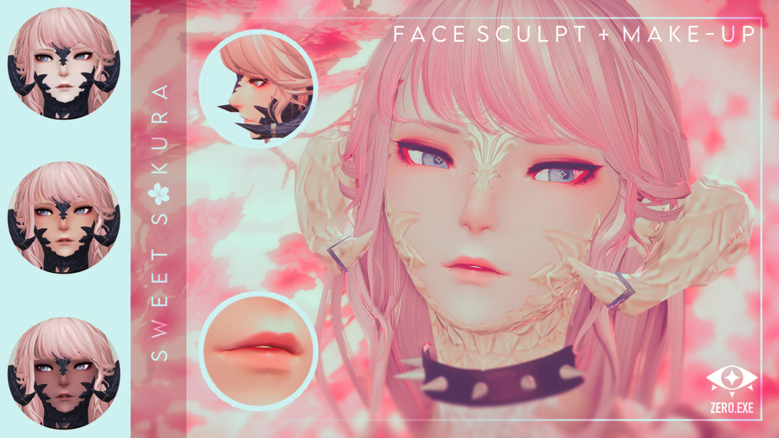 ZERO SWEET SAKURA | SCULPT + MAKE-UP - The Glamour Dresser : Final ...