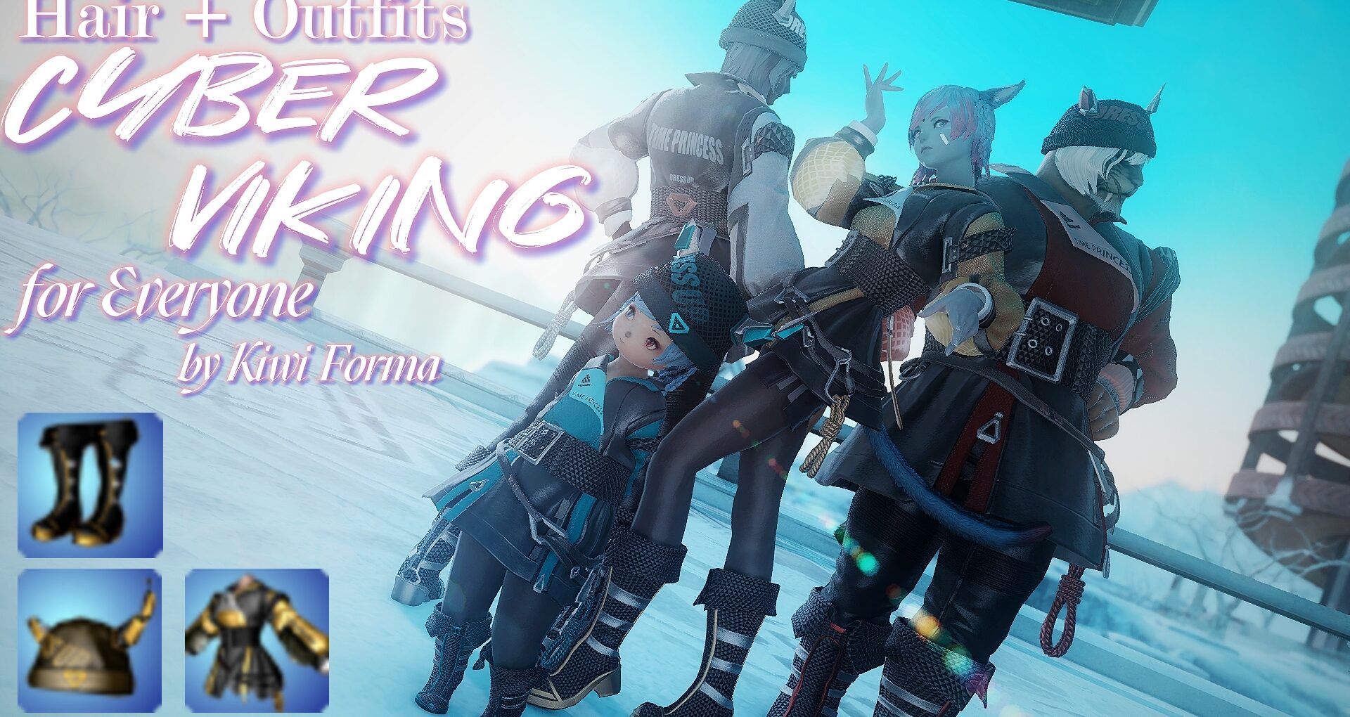 [Hair+Outfits]Cyber Viking for Everyone - The Glamour Dresser : Final ...