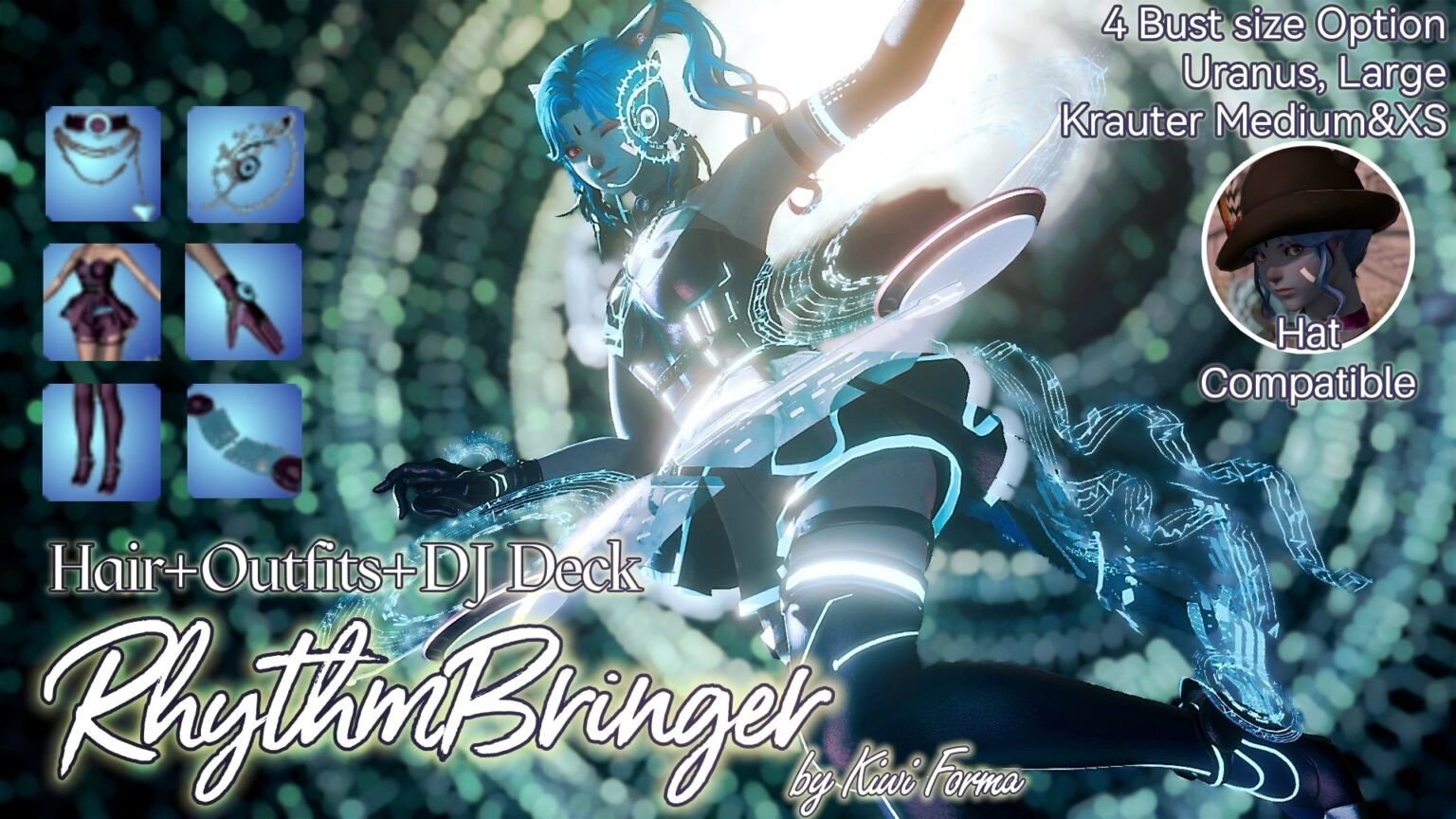 [Hair+Outfits]RhythmBringer - The Glamour Dresser