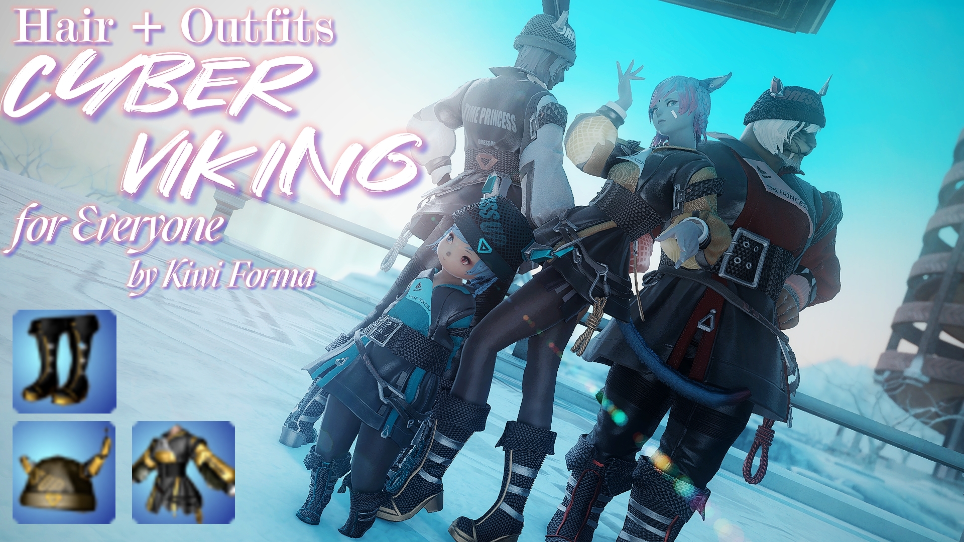 [Hair+Outfits]Cyber Viking for Everyone - The Glamour Dresser : Final ...
