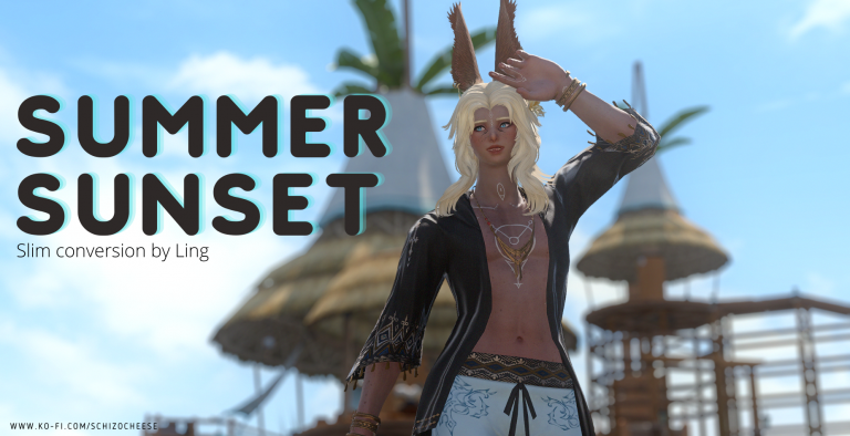 【玲】Summer Sunset Coverup for TBSE-Slim - The Glamour Dresser : Final ...