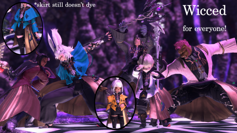 Wicced (vanilla gear mashup) - The Glamour Dresser : Final Fantasy XIV ...