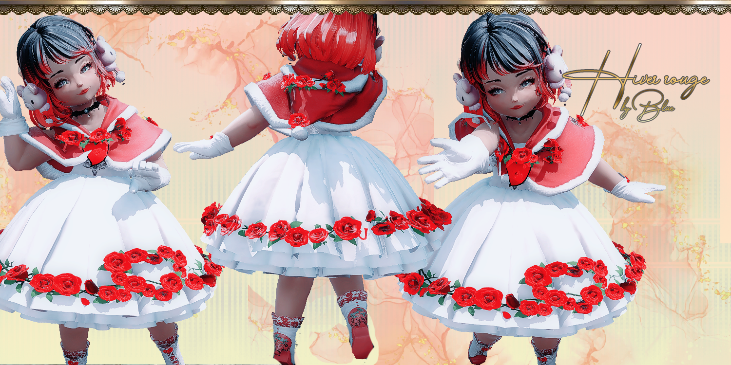 Hiver rouge & blanc - The Glamour Dresser