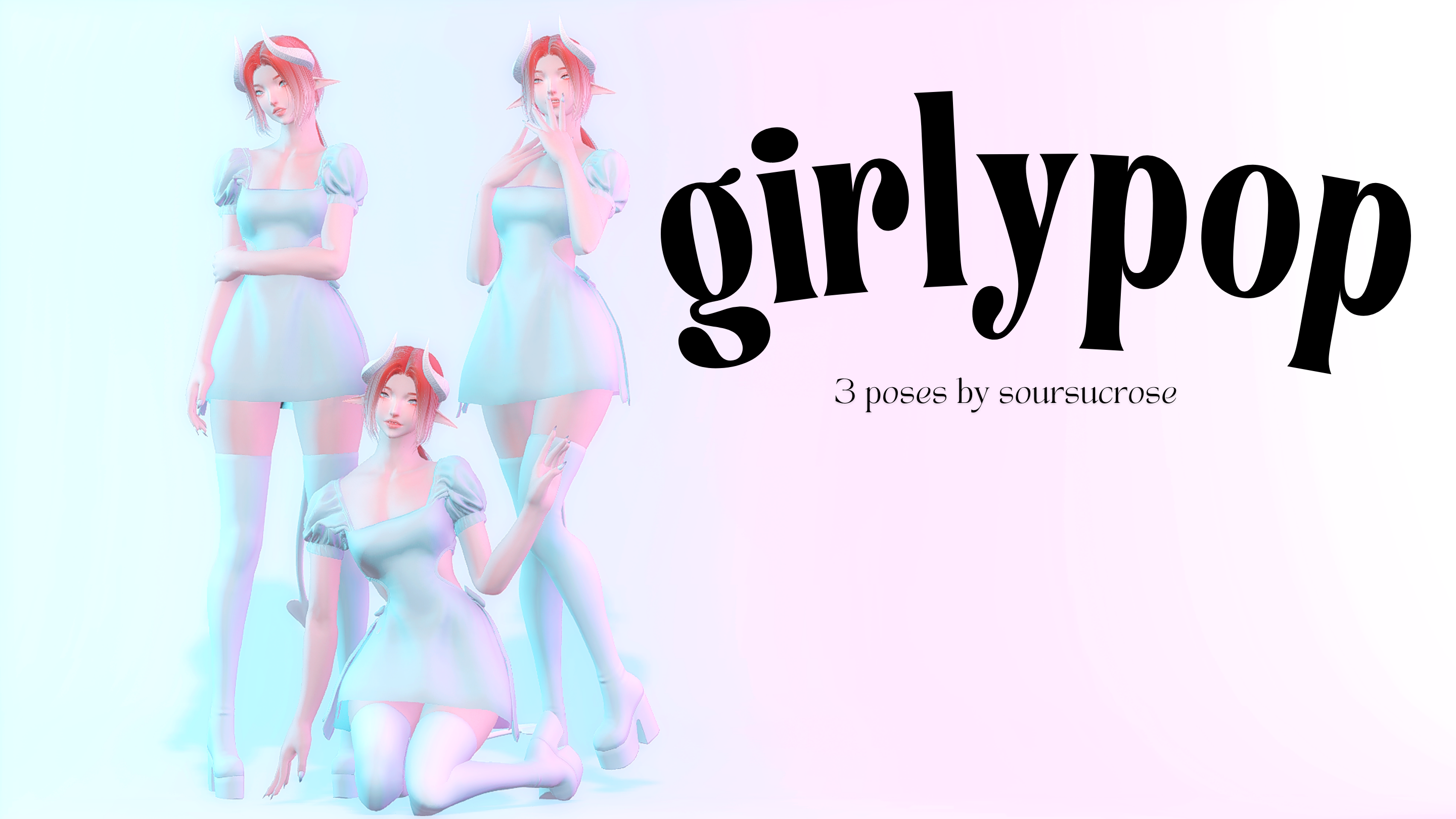 girlypop pose pack - The Glamour Dresser : Final Fantasy XIV Mods and More