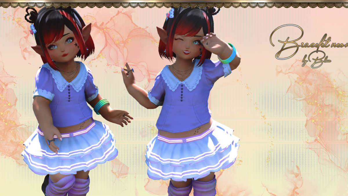 Bracelet néon - The Glamour Dresser : Final Fantasy XIV Mods and More