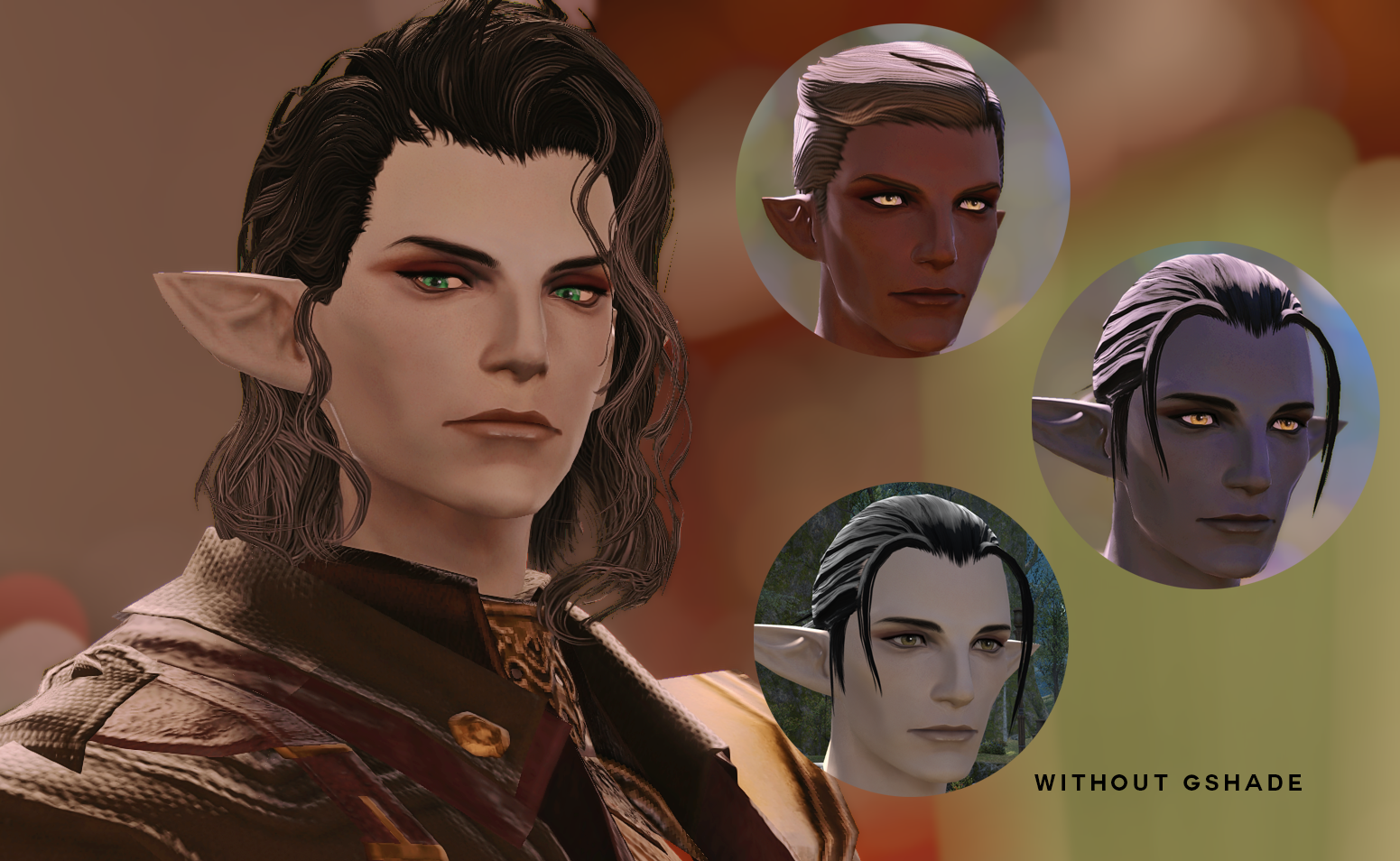 •ᐯ• Mustang - Elezen Male Makeup Face 1/101 2/102 - The Glamour Dresser ...