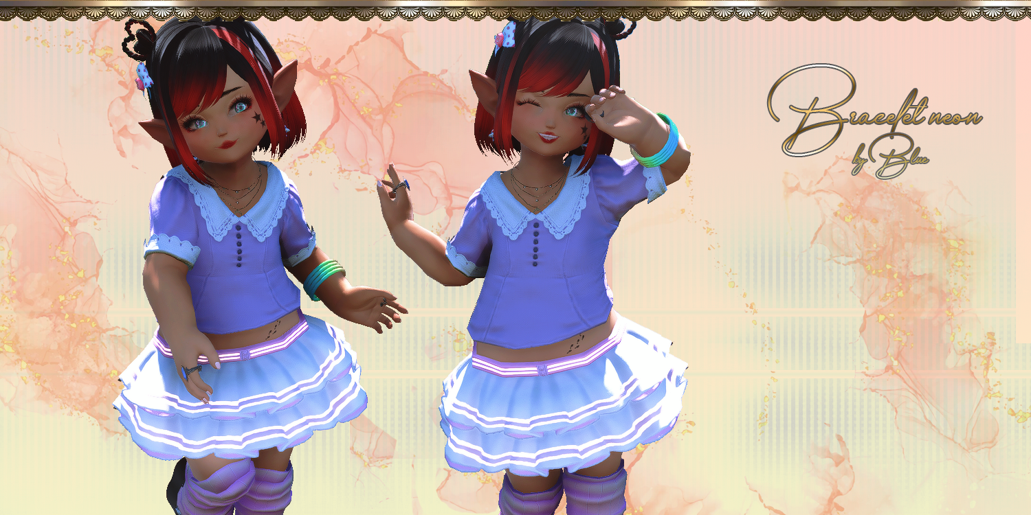 Bracelet néon - The Glamour Dresser : Final Fantasy XIV Mods and More