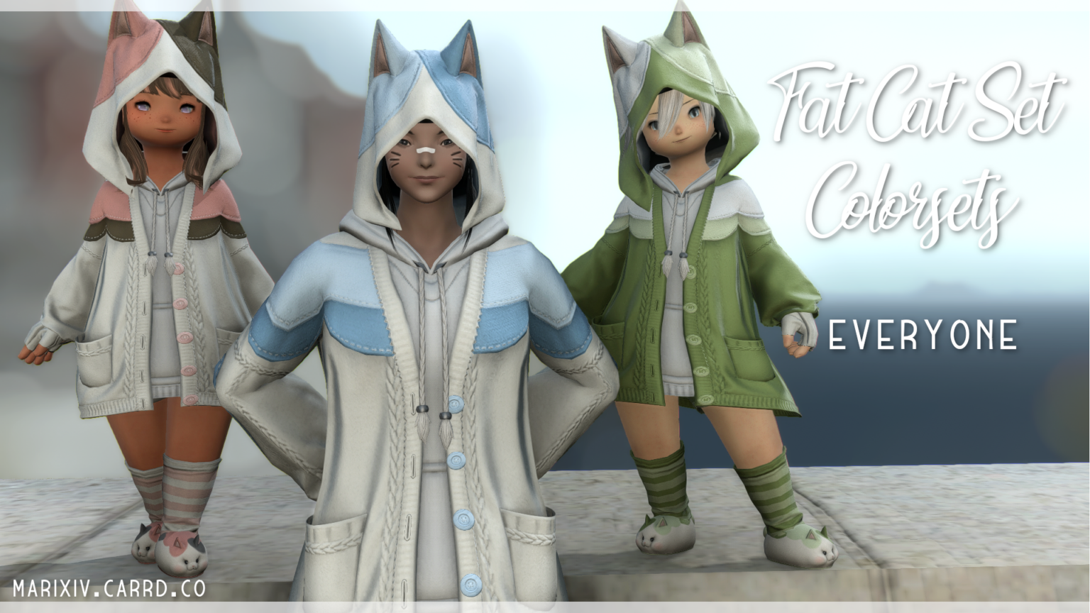 Fat Cat Set Colorsets - The Glamour Dresser : Final Fantasy XIV Mods ...