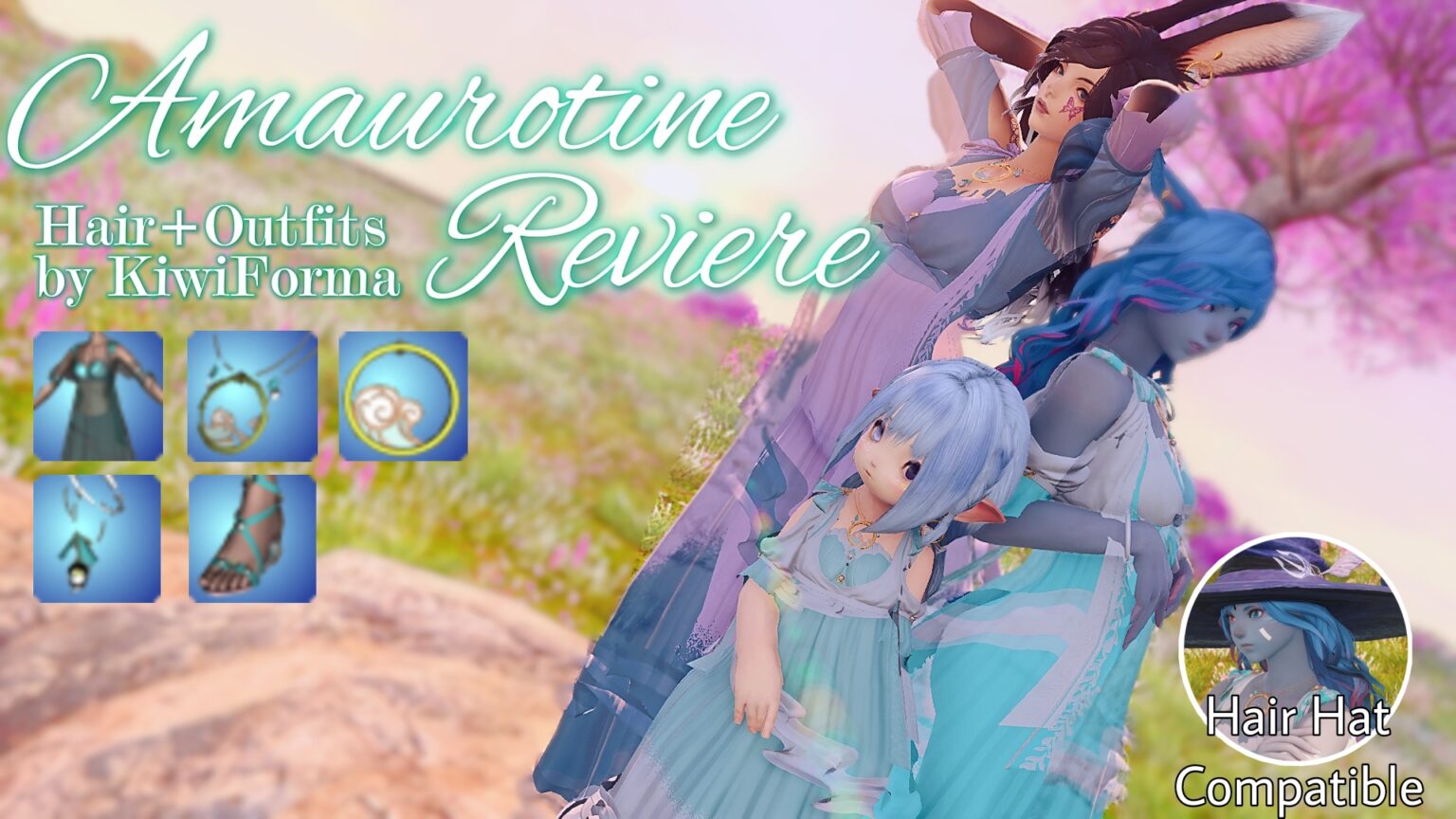 [Hairs+Outfits]Amaurotine Reviere - The Glamour Dresser : Final Fantasy ...