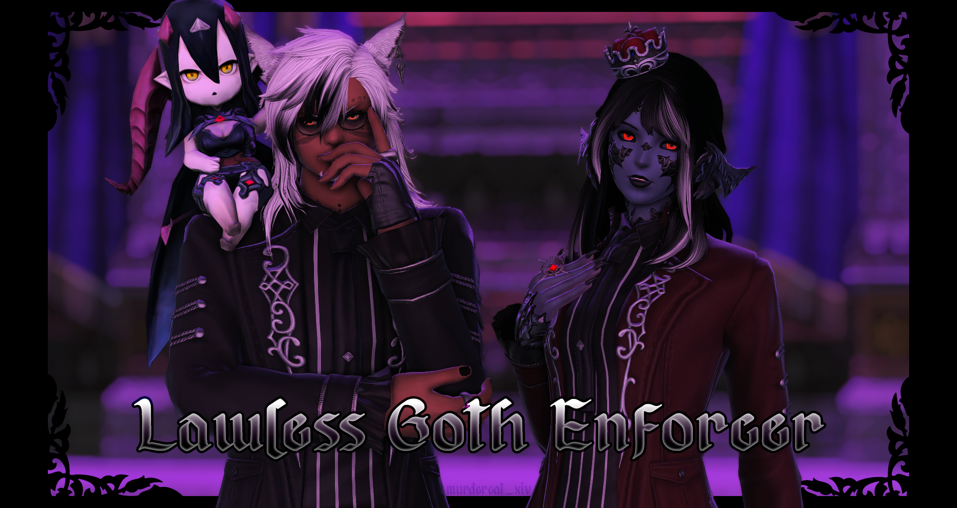 Lawless Goth Enforcer - The Glamour Dresser : Final Fantasy XIV Mods ...