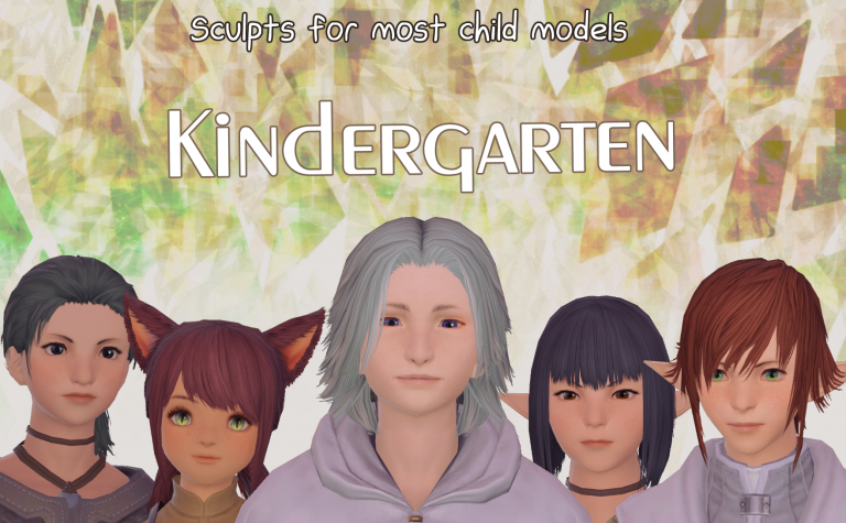 Kindergarten Sculpts - The Glamour Dresser : Final Fantasy XIV Mods and ...