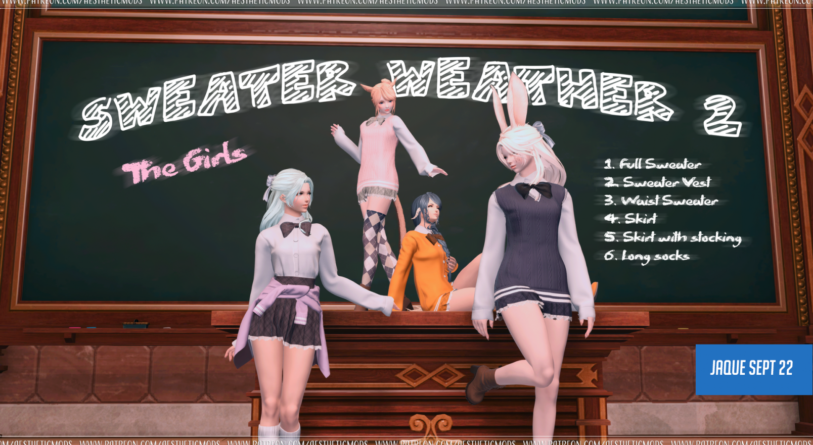 Garden Party Attire - The Glamour Dresser : Final Fantasy XIV Mods and More