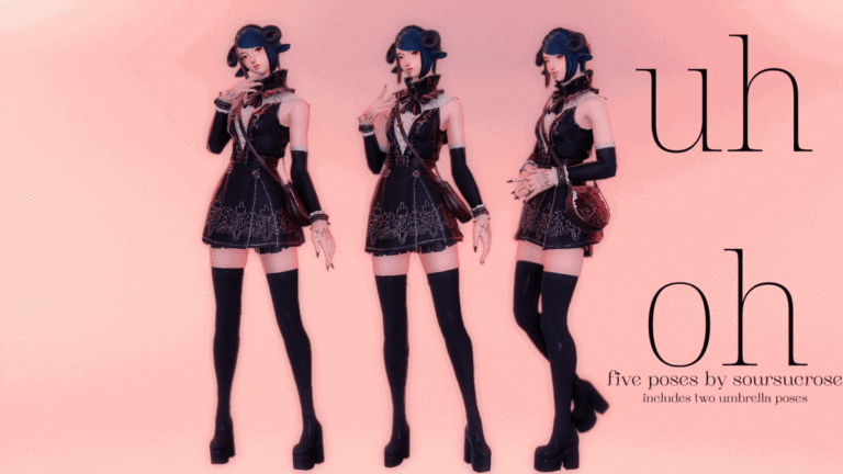 uh oh pose pack - The Glamour Dresser