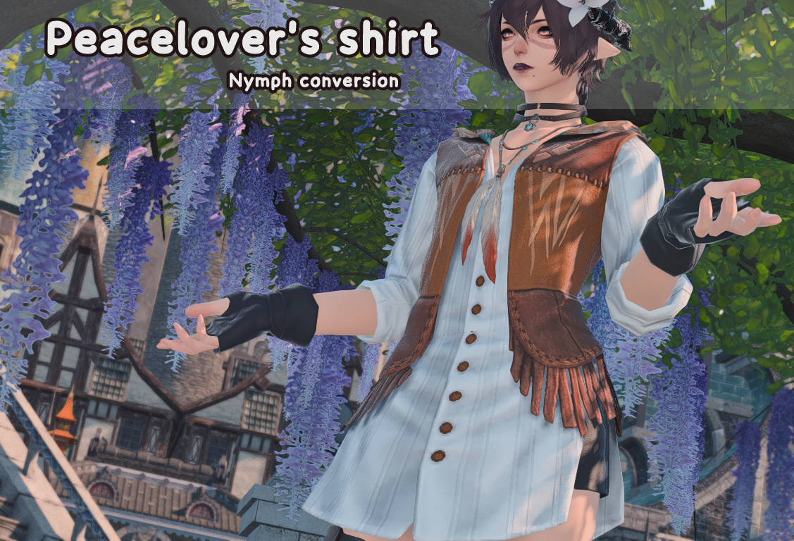 [Nymph] Peacelover’s Shirt - The Glamour Dresser