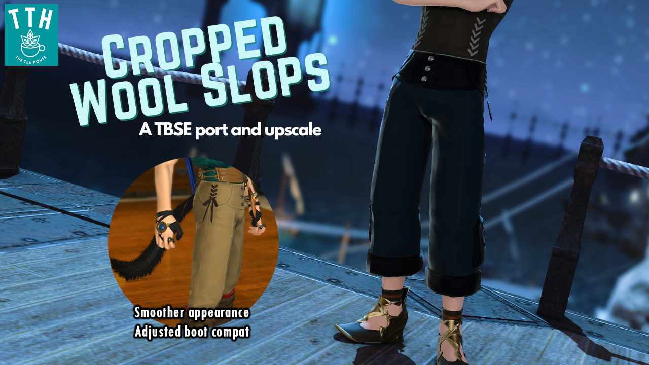 [FP] Cropped Wool Slops - TBSE - The Glamour Dresser : Final Fantasy ...