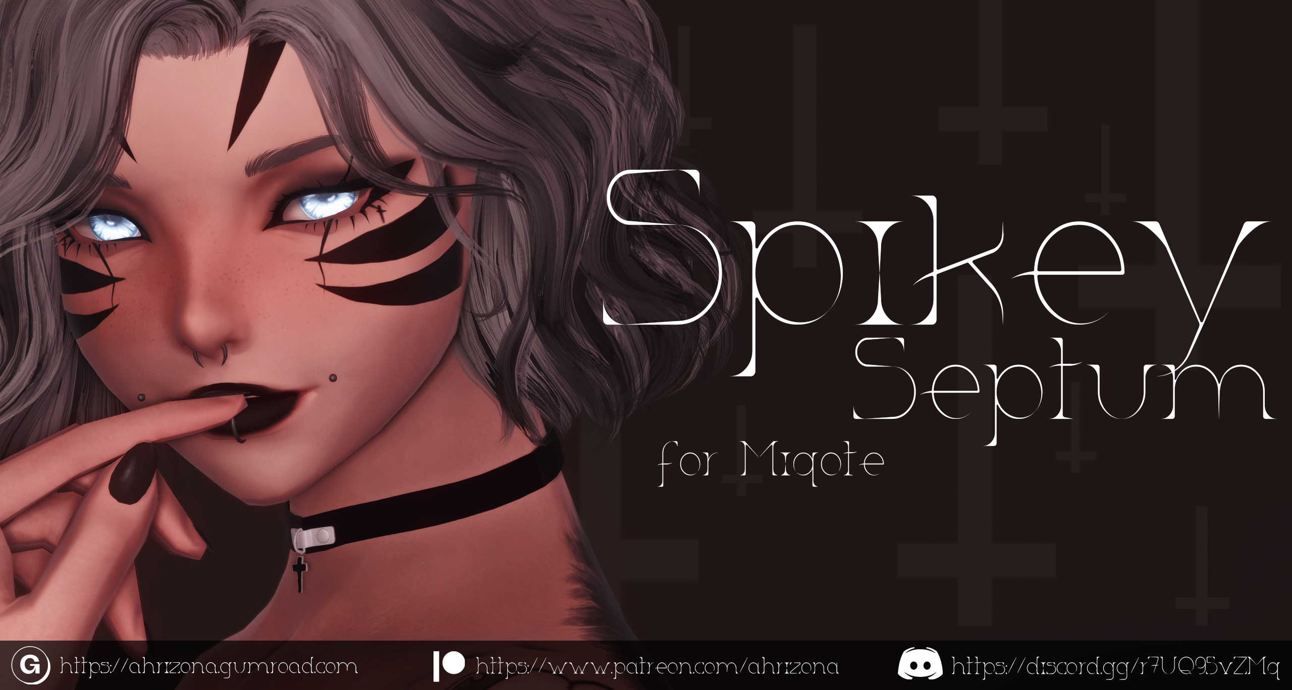 Spikey Septum for Miqote - The Glamour Dresser