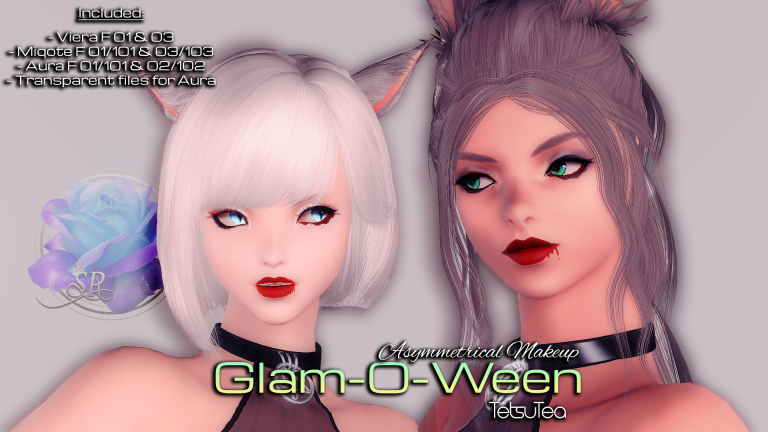 Glam-O-Ween - Asymmetrical makeup - The Glamour Dresser : Final Fantasy ...