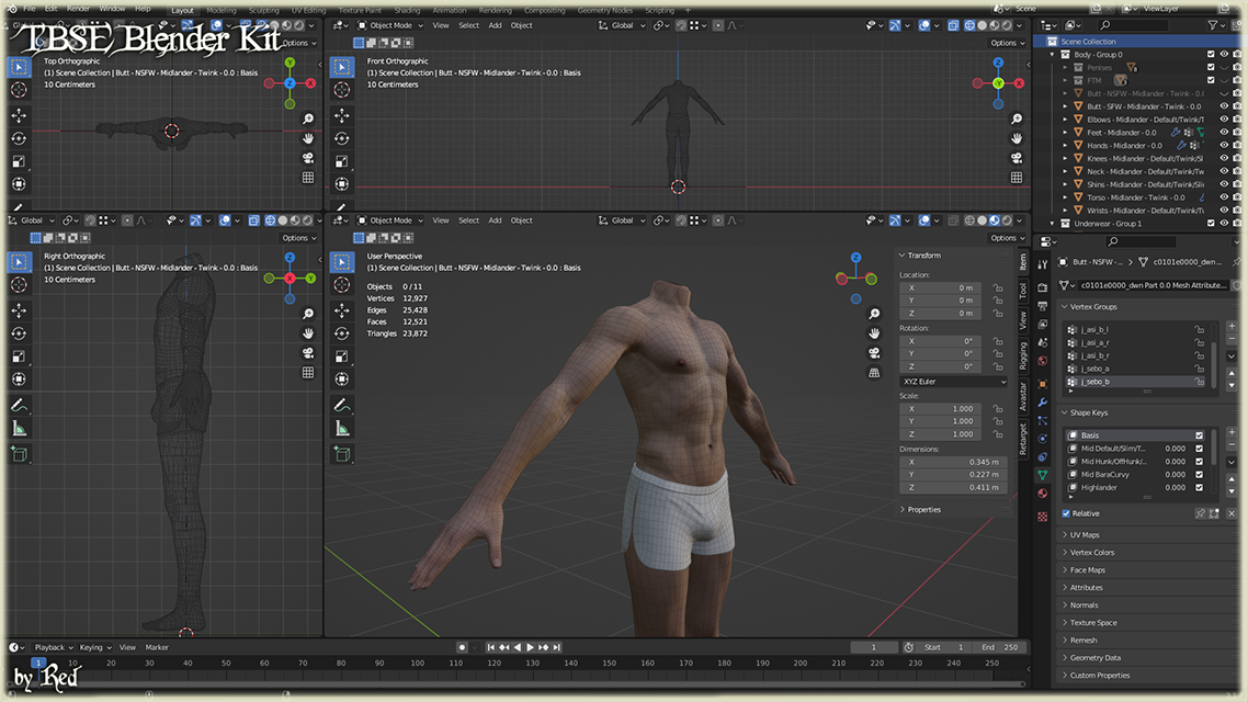The Body SE - Blender Kit - The Glamour Dresser : Final Fantasy XIV ...