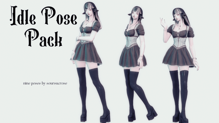 idle pose pack - The Glamour Dresser : Final Fantasy XIV Mods and More
