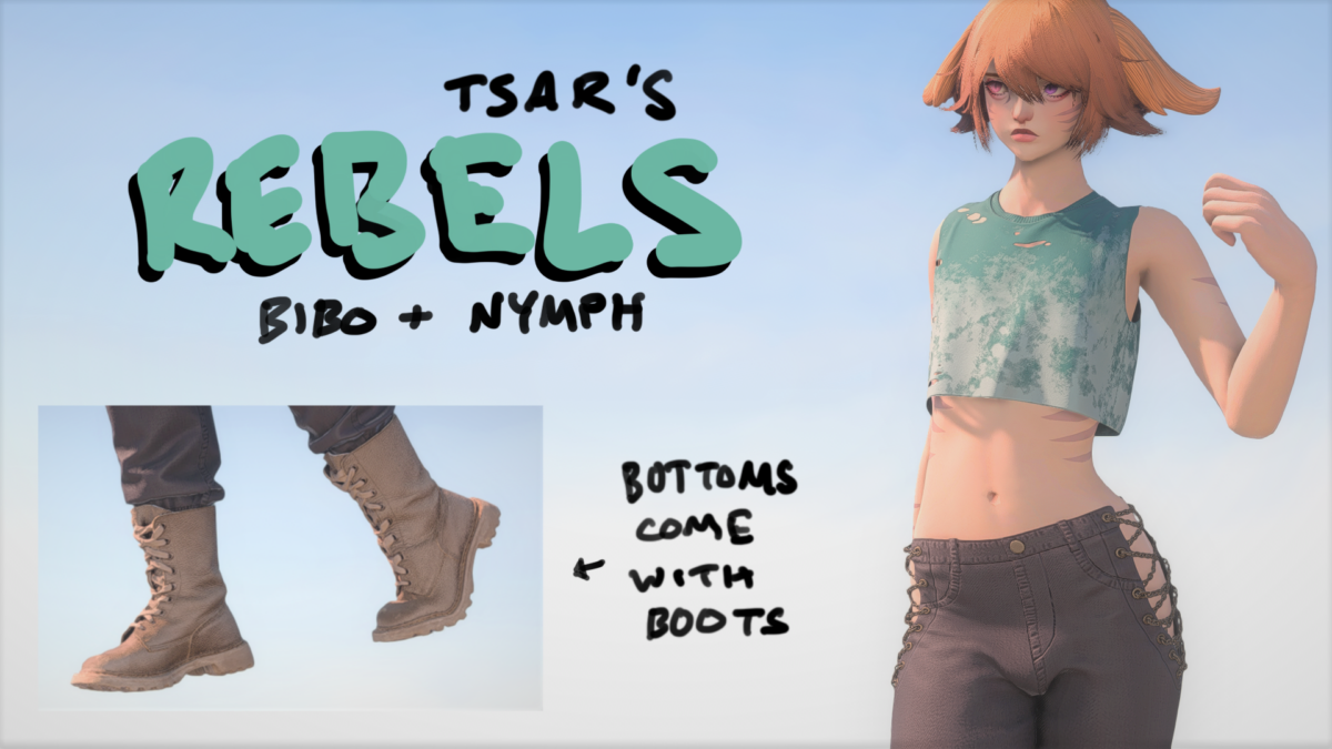 Rebels - Bibo+ Nymph - The Glamour Dresser : Final Fantasy XIV Mods and ...
