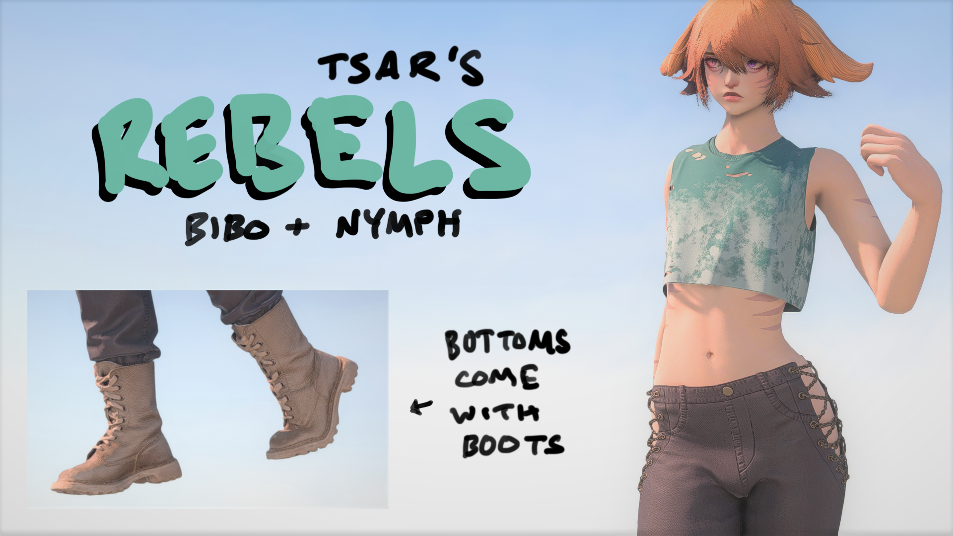 Rebels - Bibo+ Nymph - The Glamour Dresser : Final Fantasy XIV Mods and More