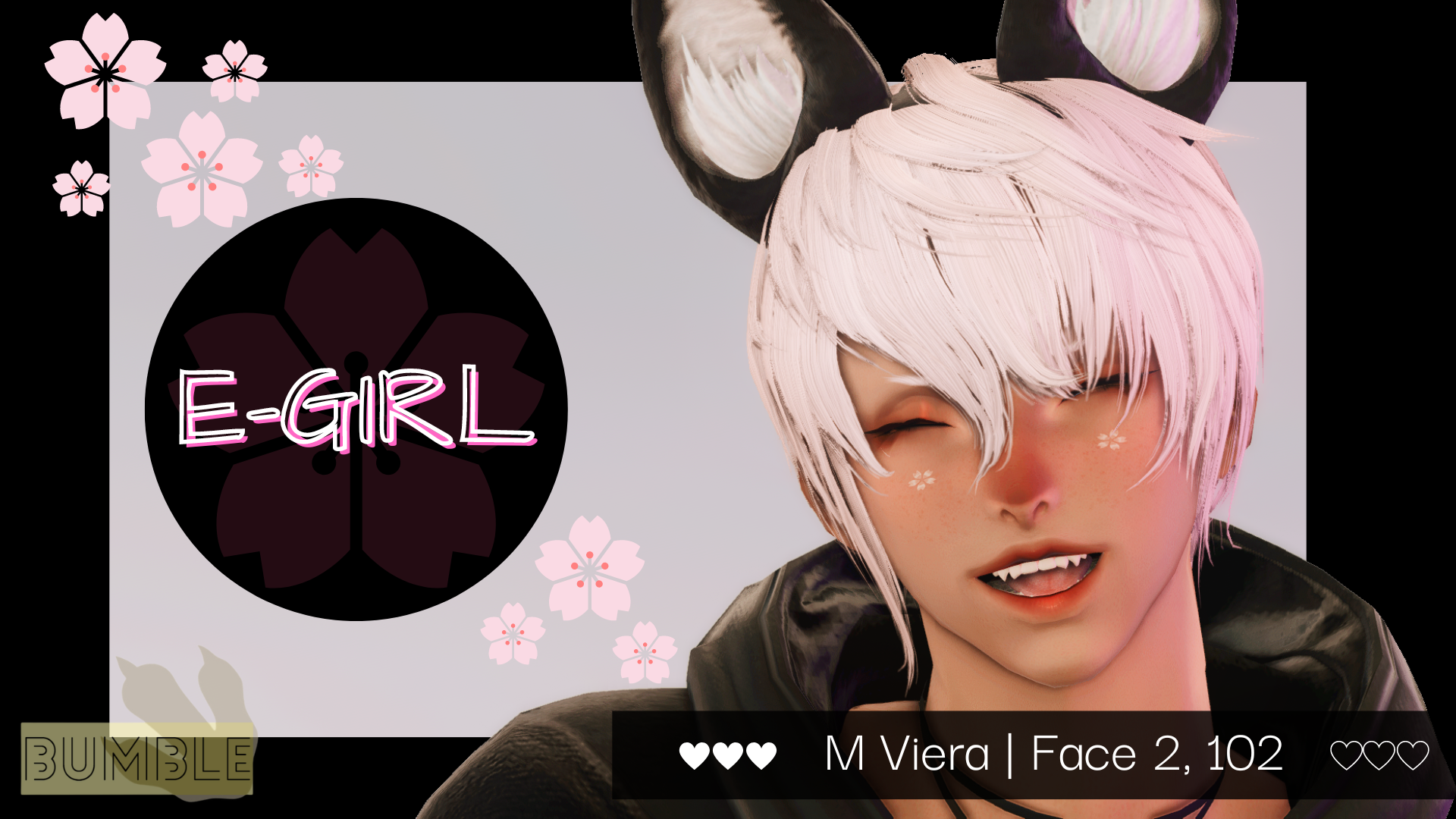 E-GIRL - Male Viera Makeup - The Glamour Dresser : Final Fantasy XIV ...