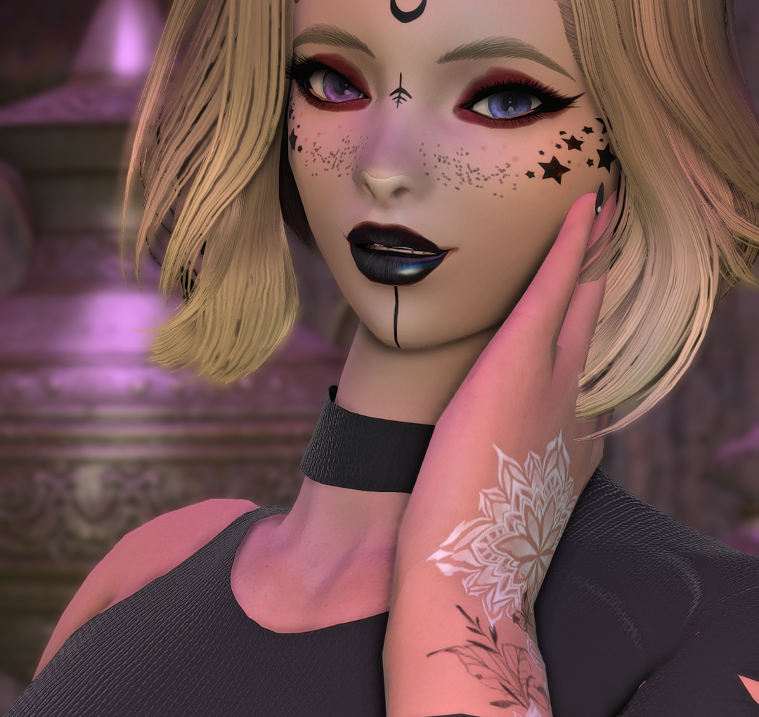 Hel Makeup for Viera Face One - The Glamour Dresser : Final Fantasy XIV ...