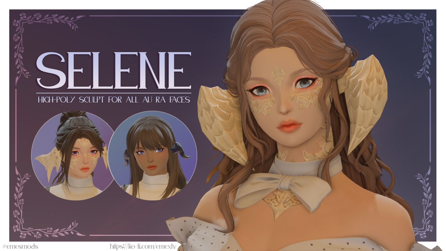 Selene Au Ra Sculpt - The Glamour Dresser : Final Fantasy XIV Mods and More