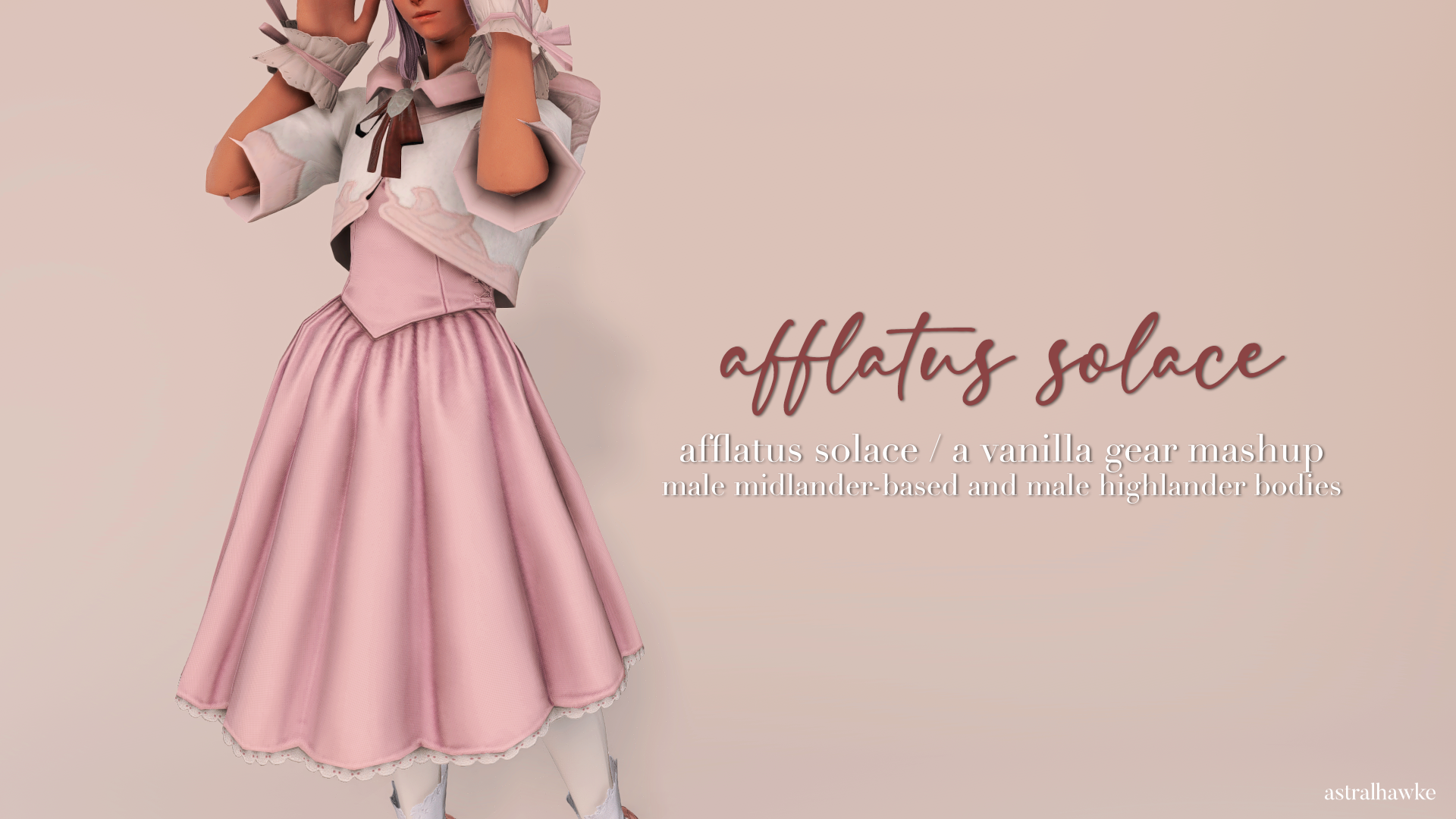afflatus solace - The Glamour Dresser : Final Fantasy XIV Mods and More