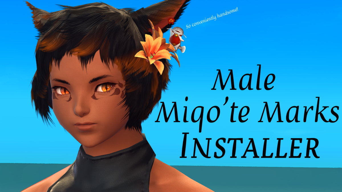 Maleqo'te Marks for Femqo'te Installer - The Glamour Dresser : Final Fantasy XIV Mods and More