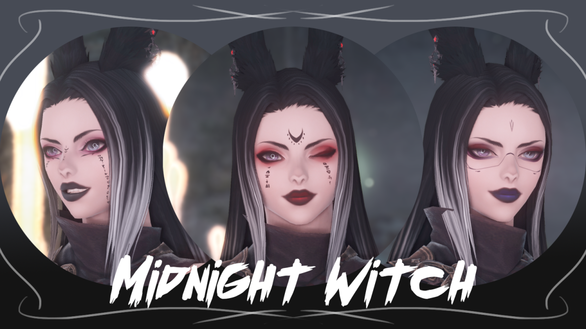 Midnight Witch - Female Viera Makeup - The Glamour Dresser : Final ...