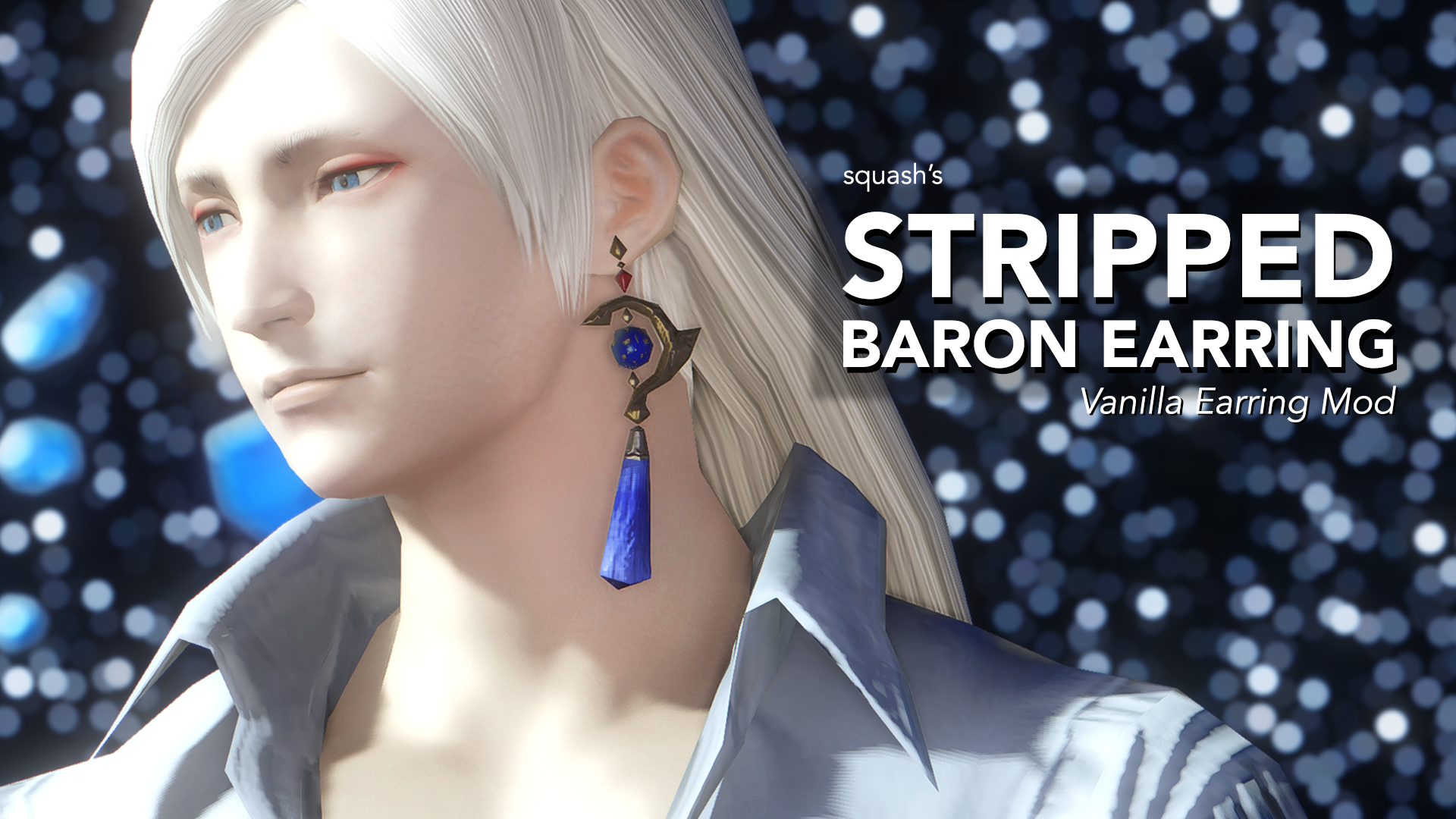 Stripped Baron Earring - The Glamour Dresser : Final Fantasy XIV Mods ...