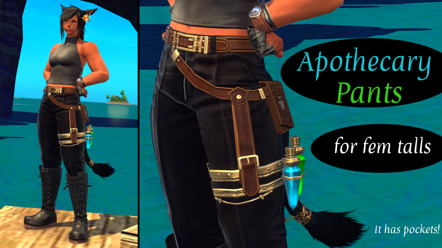 Apothecary Pants - The Glamour Dresser : Final Fantasy XIV Mods and More