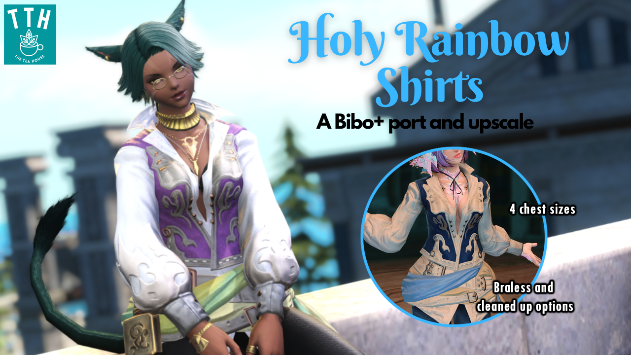 [FP] Holy Rainbow Shirt - Bibo+ - The Glamour Dresser : Final Fantasy ...