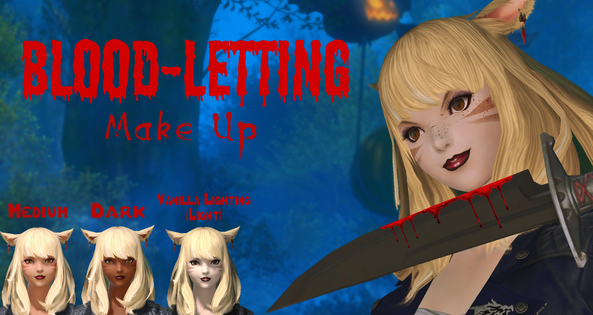 Blood-Letting (Make Up) (Female Sunseeker Miqo'te Face 3) - The Glamour ...
