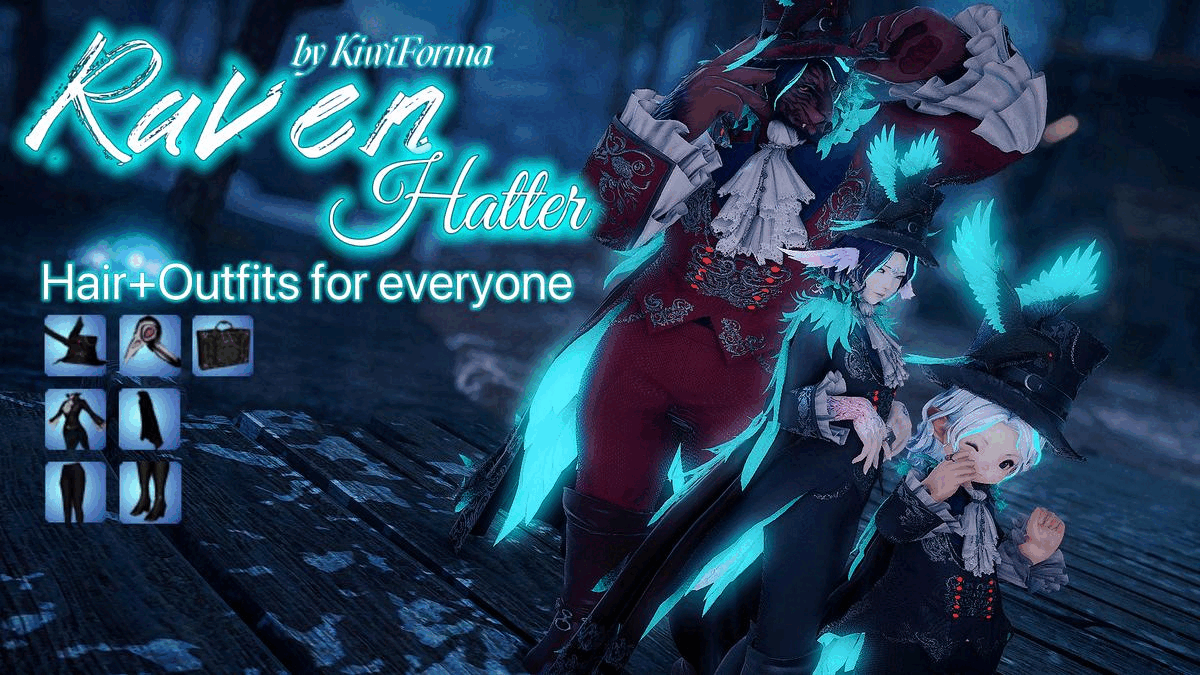 [Hair+Outfits]RavenHatter - The Glamour Dresser : Final Fantasy XIV ...